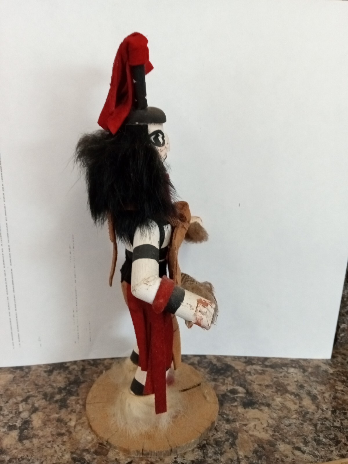 Kachina Hopi Doll Clown Holding Watermelon Signed J. Brown | eBay