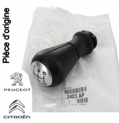 Pommeau Levier de Vitesse (Boite 5) original PEUGEOT 106 206 306 406 ...