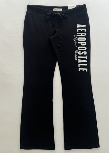 Aeropostale Aero 87 Logo Womens Fit & Flare Sweat Pants Slim Fit XS S M ...