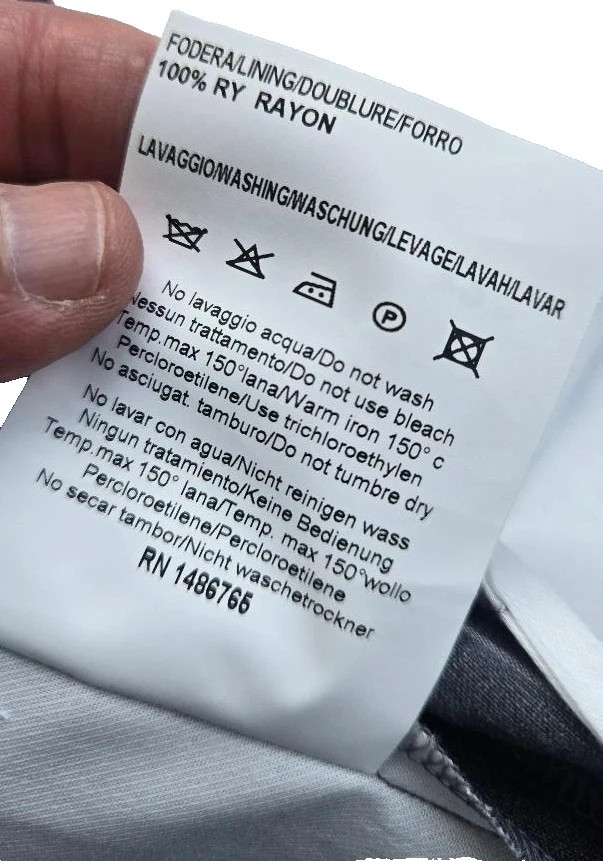 ZANELLA Pinstripe Grey Stretch Waist Trousers Made in Italy SZ.32 MSRP ...