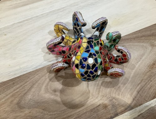 Barcino Design Mosaic Octopus Figurine - Multi-Colored, Hand Painted | eBay
