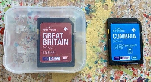 Satmap SD Cards - Cumbria 1:25,000 & Great Britain 1:50,000 | eBay UK