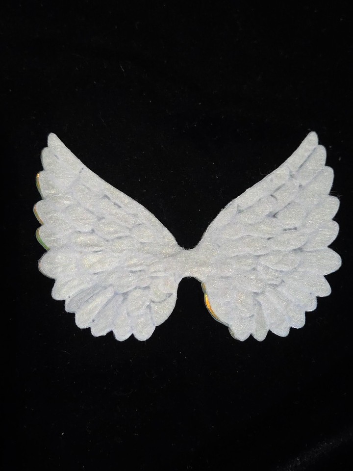 Lot 30 Angel Wings Doll Craft Metallic Mixed Puffy 3.5" DIY Gifts ...