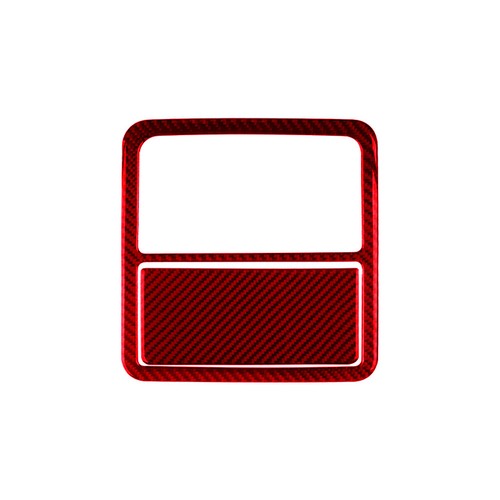 Red Carbon Fiber Interior Overhead Light Cover Trim For Toyota RAV4 ...