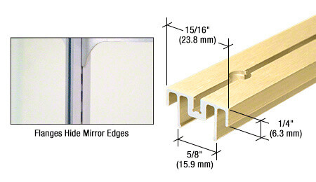 CRL 22BGA36 Brite Gold Anodized 36" Mirror Standard | eBay