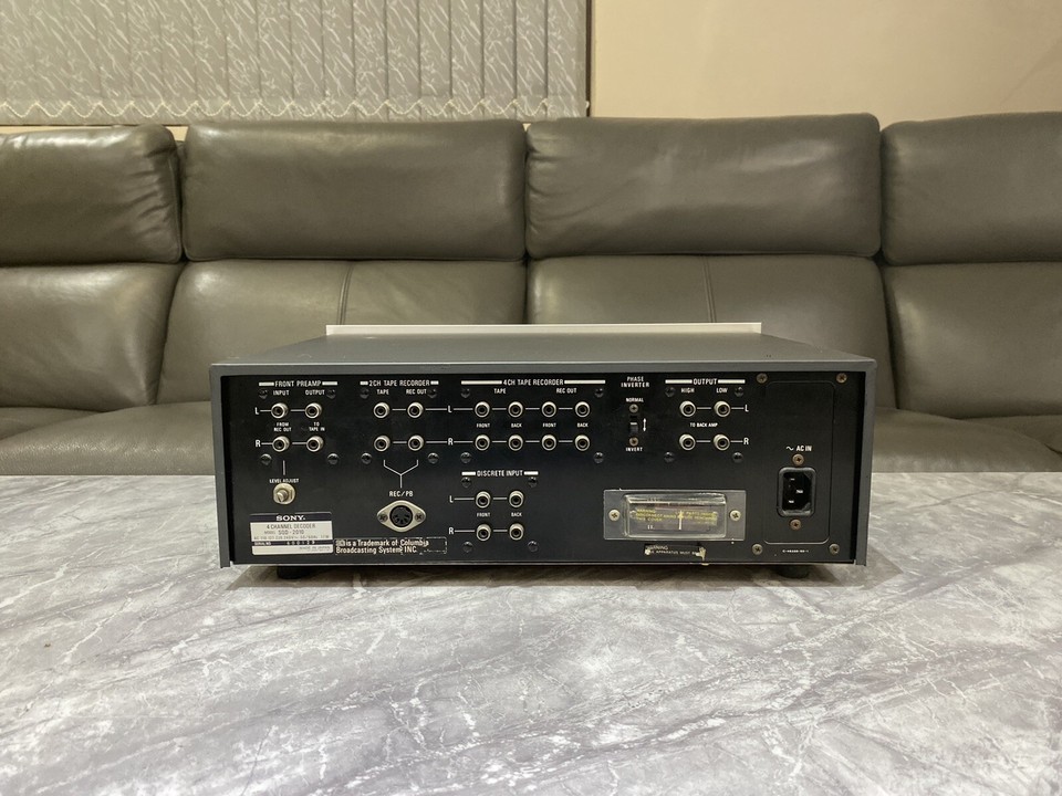Vintage High End Sony SQD-2010 4-Channel Decorder Pre-amp HiFi ...