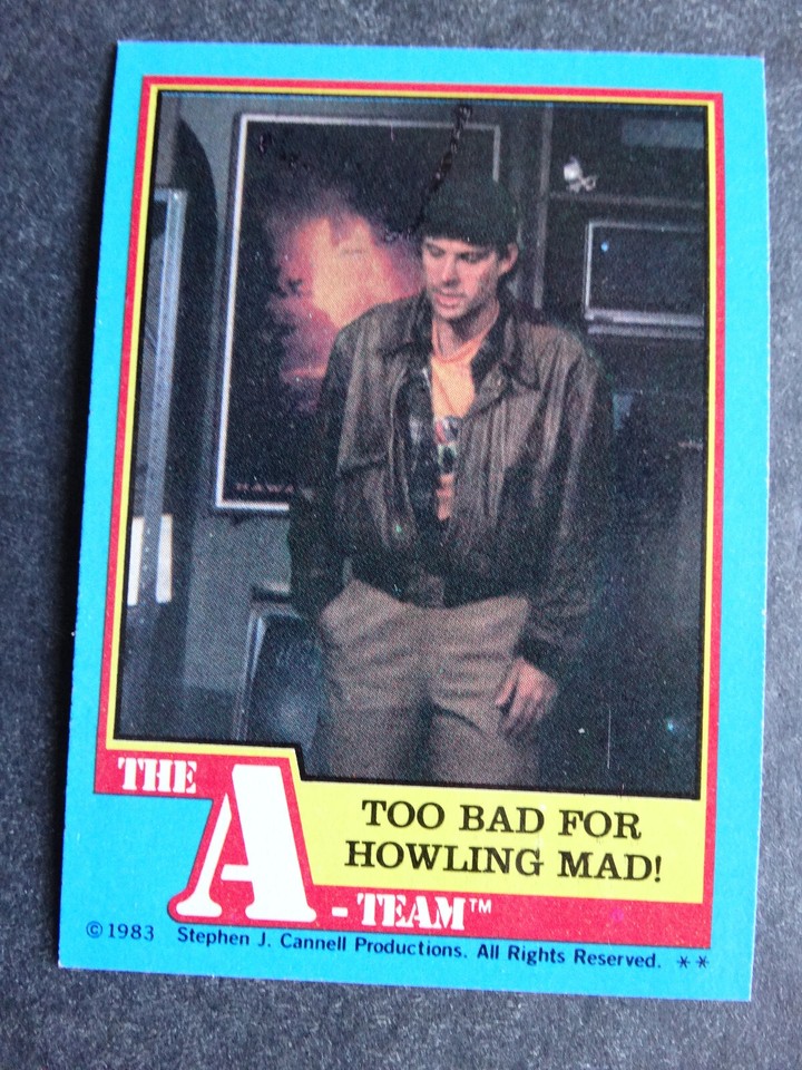 1983 Topps The A-Team Tv Show Trading Card Complete Your Set You U Pick ...