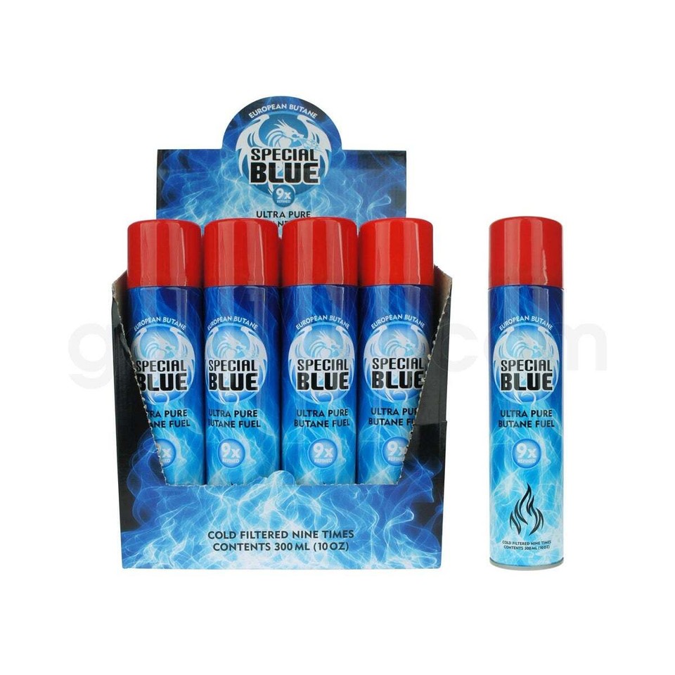 4 Cans - BUTANE Gas Special Blue 9X refined. Lighter Refill Wholesale ...