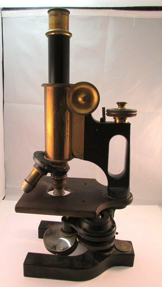 Antique Arthur H. Thomas Bausch & Lomb Optical Microscope Princeton 122 ...