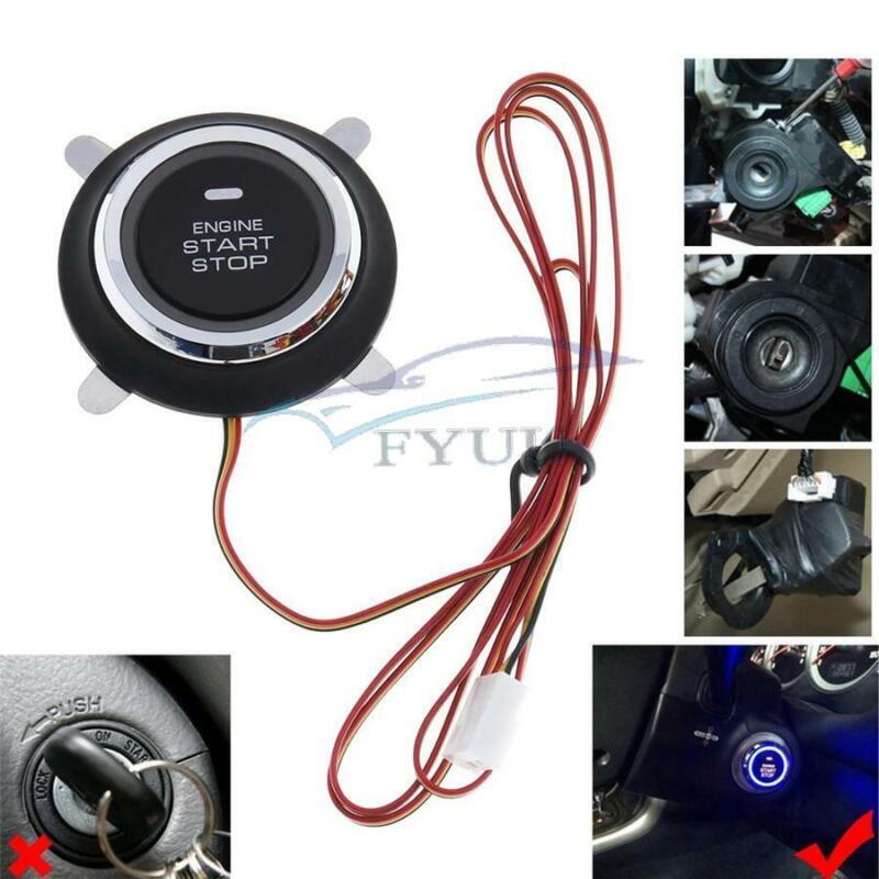 Car Security Alarm System Remote Engine Start Stop Button Passive ...