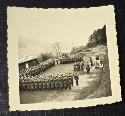 RAD CEREMONY TROOPS IN FORMATION WW2 WWII German Wartime Military Photo ...