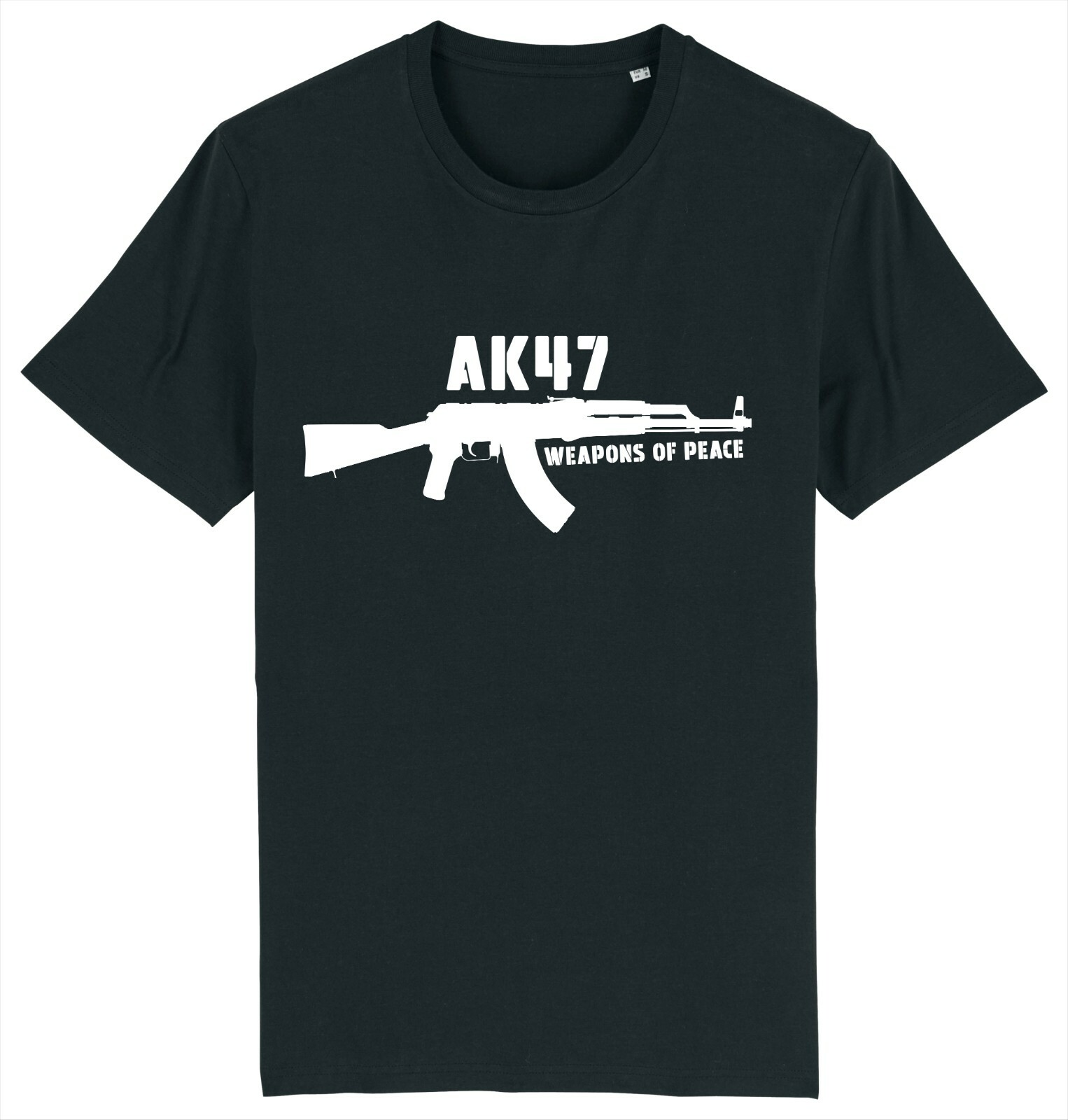 AK47 Weapons Of Peace Assault Rifle Weapon Military Political T-Shirt ...