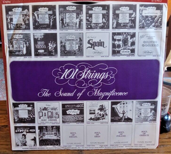 101 Strings Million Seller Hits of 1966 Vinyl LP Record Album | eBay