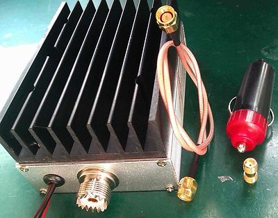 25W 400MHz-470MHz UHF Ham Radio Power Amplifier transceiver 12V ...