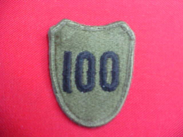 US Army 100th Infantry Training Division patch subdued | eBay