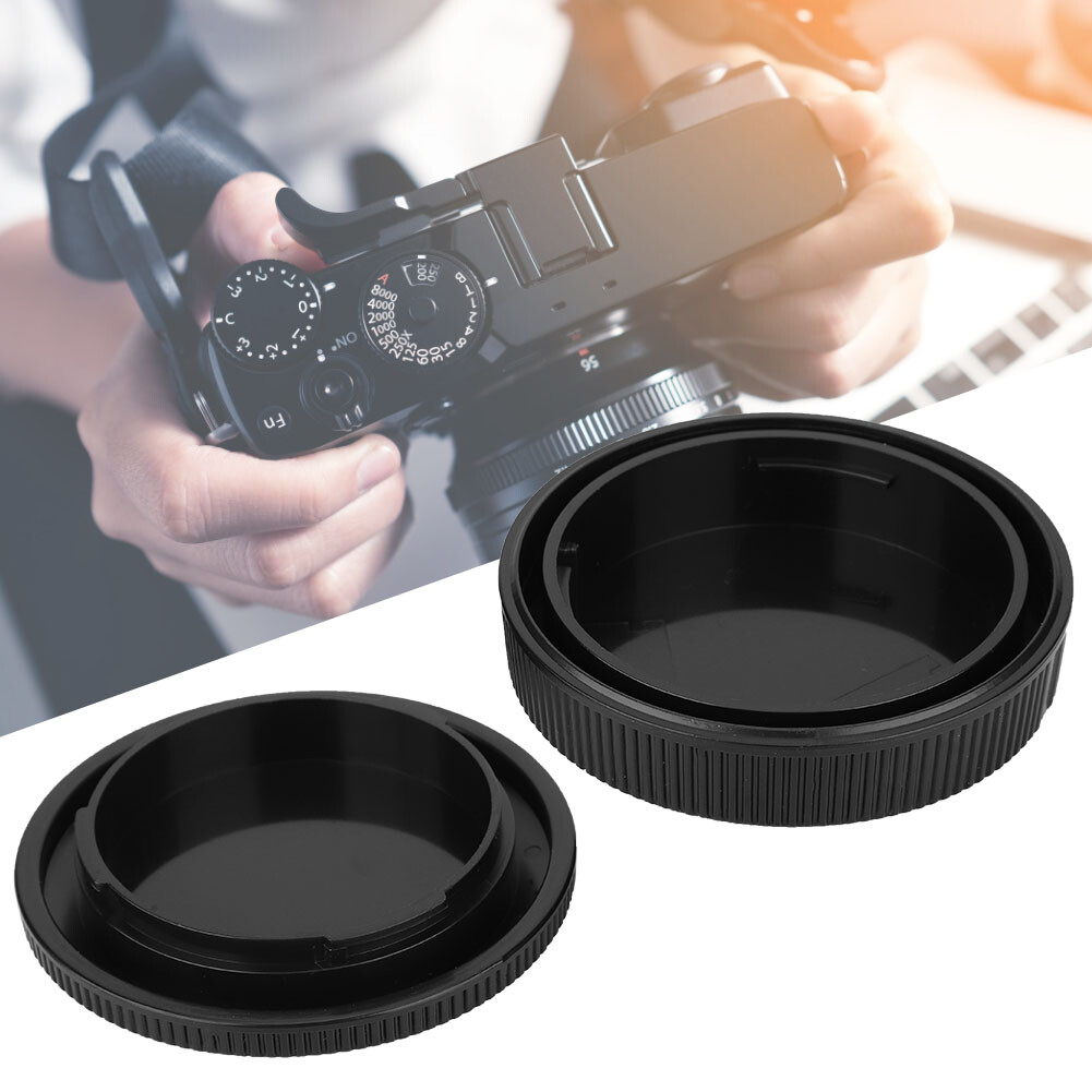 Plastic Cameras Body Front Rear Lenses Cap Cover Set For EOSR Full Fr ...