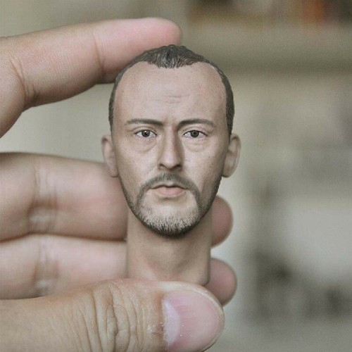 Delicate Painting Hot 1/6 The Leon Serious Jean Reno Head Sculpt Fit 12 ...