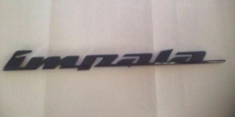 2000 - 2005 Chevrolet Impala Trunk Blue Emblem Badge Chevy SS LS | eBay