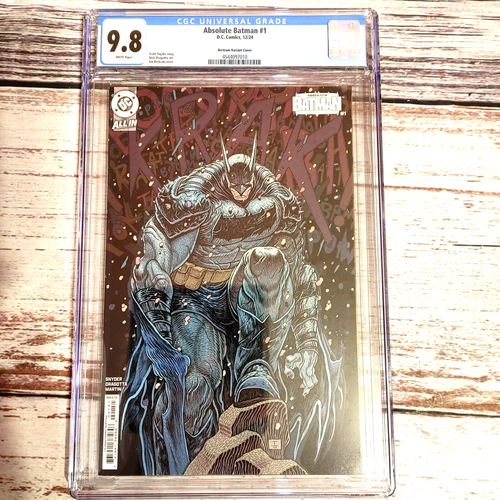 Absolute Batman #1 CGC 9.8 1:25 Ian Bertram Variant Cover Snyder DC ...