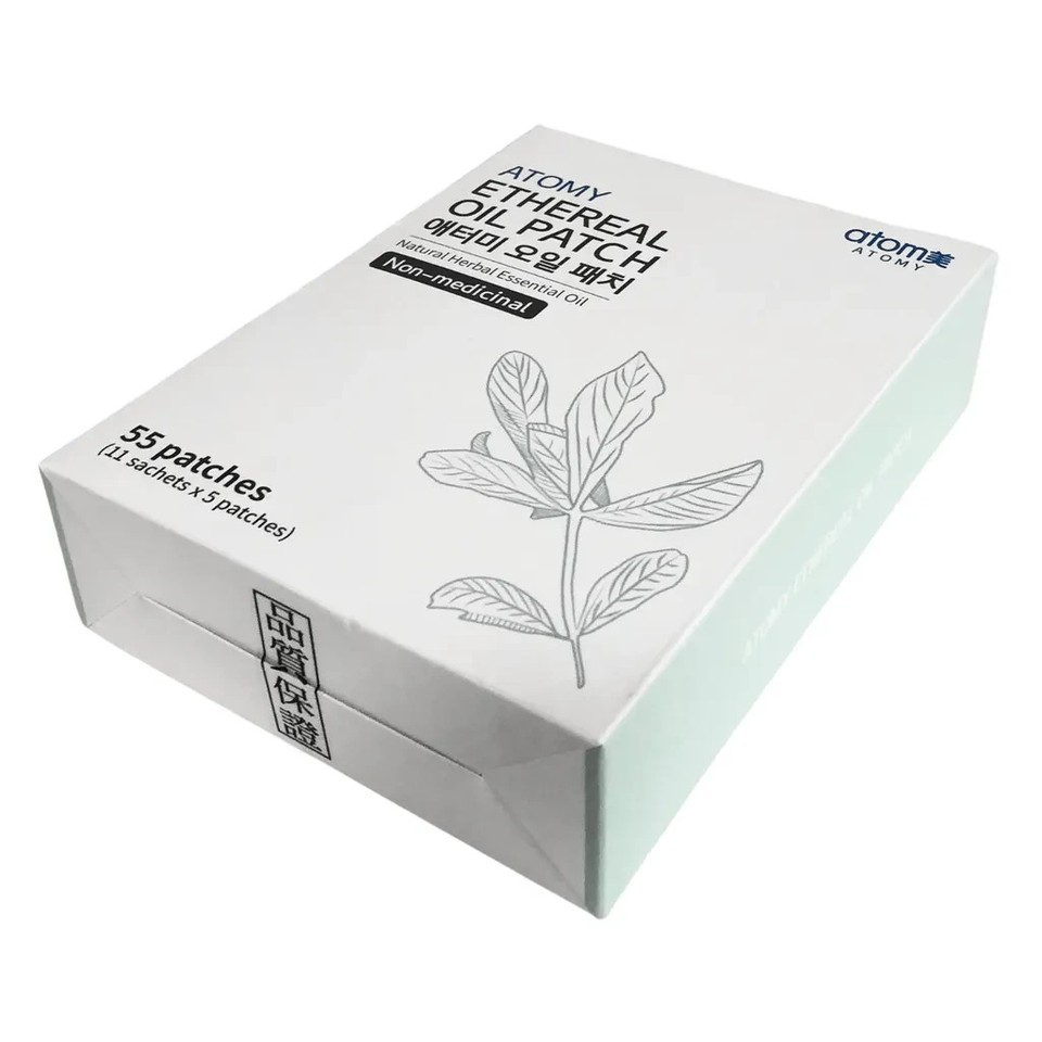 ATOMY Ethereal Oil Patch Herbal Essential - 11 Packets X 5 patches (55 ...