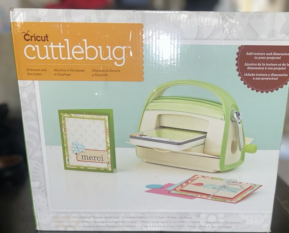 Cricut Cuttlebug Embosser And Die Cutter Machine New In Original Box | eBay