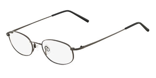 Flexon 609 Eyeglasses Unisex Gunmetal Oval 48mm New 100% Authentic | eBay