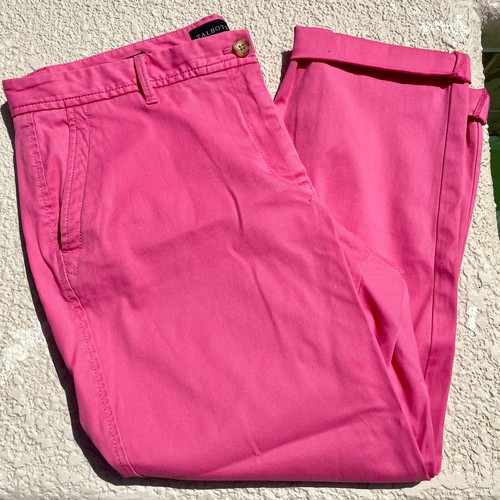 Talbots Stretch Magenta Pink Chino Crop Pants | eBay