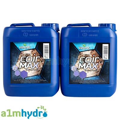 Vitalink Coir Max A+B 5 Litre 5L Coco Grow Bloom Nutrients Hydroponics | eBay UK