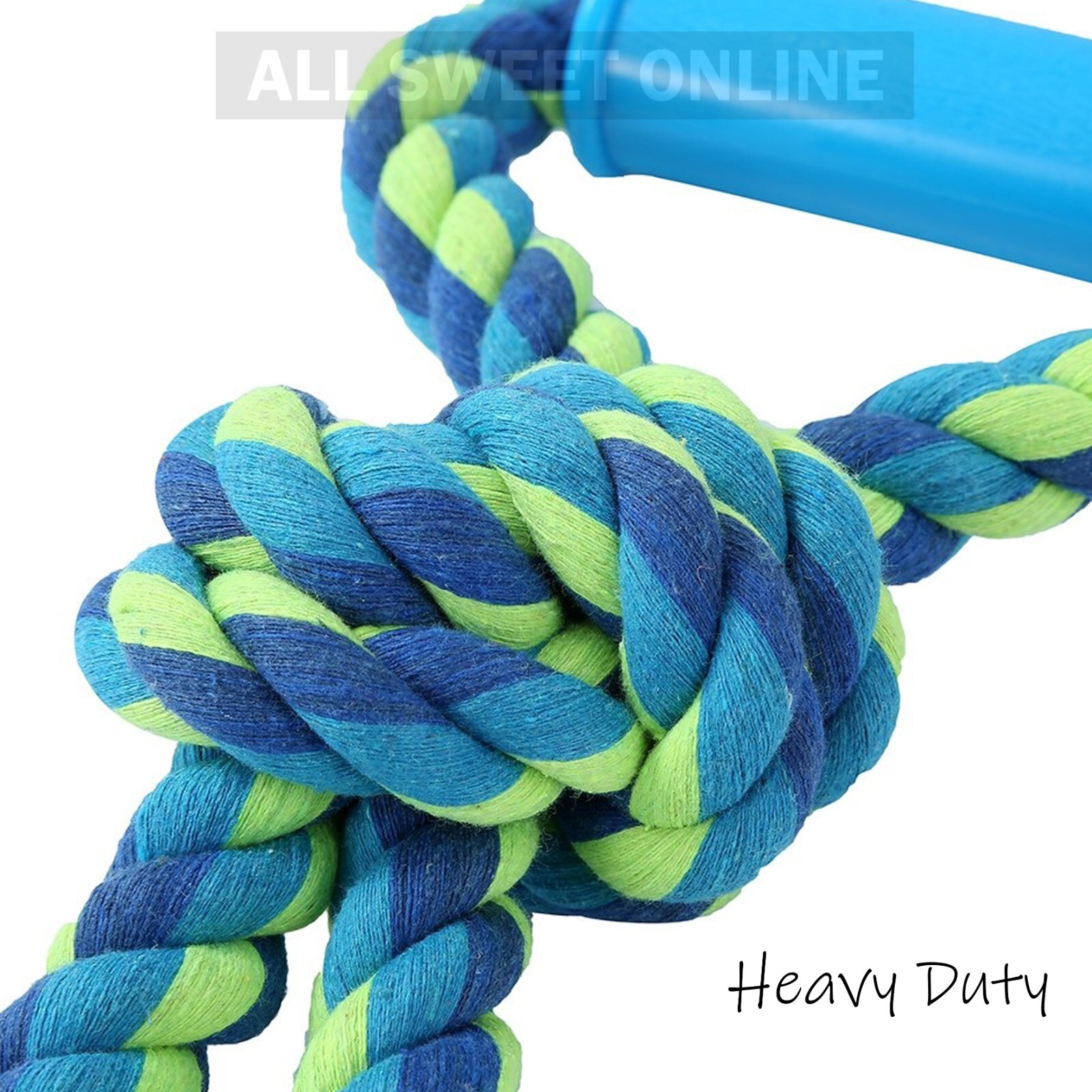 4pk Heavy Duty Dog Rope Toy 50cm Chew Play Tug Tugger Strong Thick ...