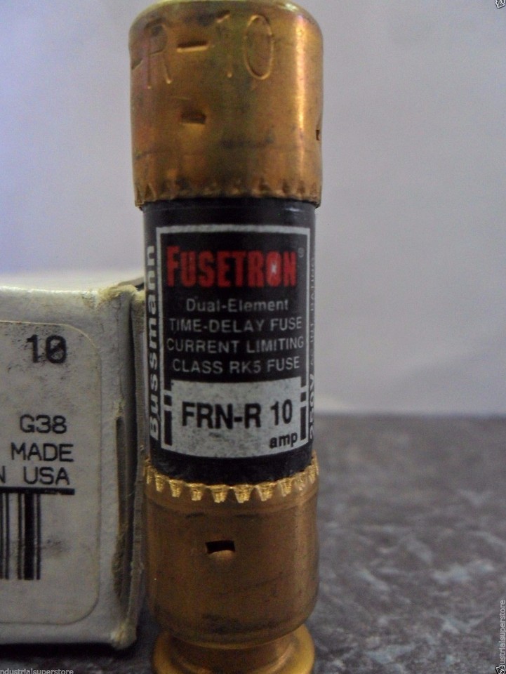 New Lot Bussmann Fusetron FRN-R-10 Amp Fuses Class RK5 250V NIB | eBay