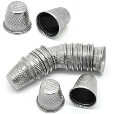 Metal Thimbles Finger Sewing Grip Shield Protector For Pin Needle Large ...