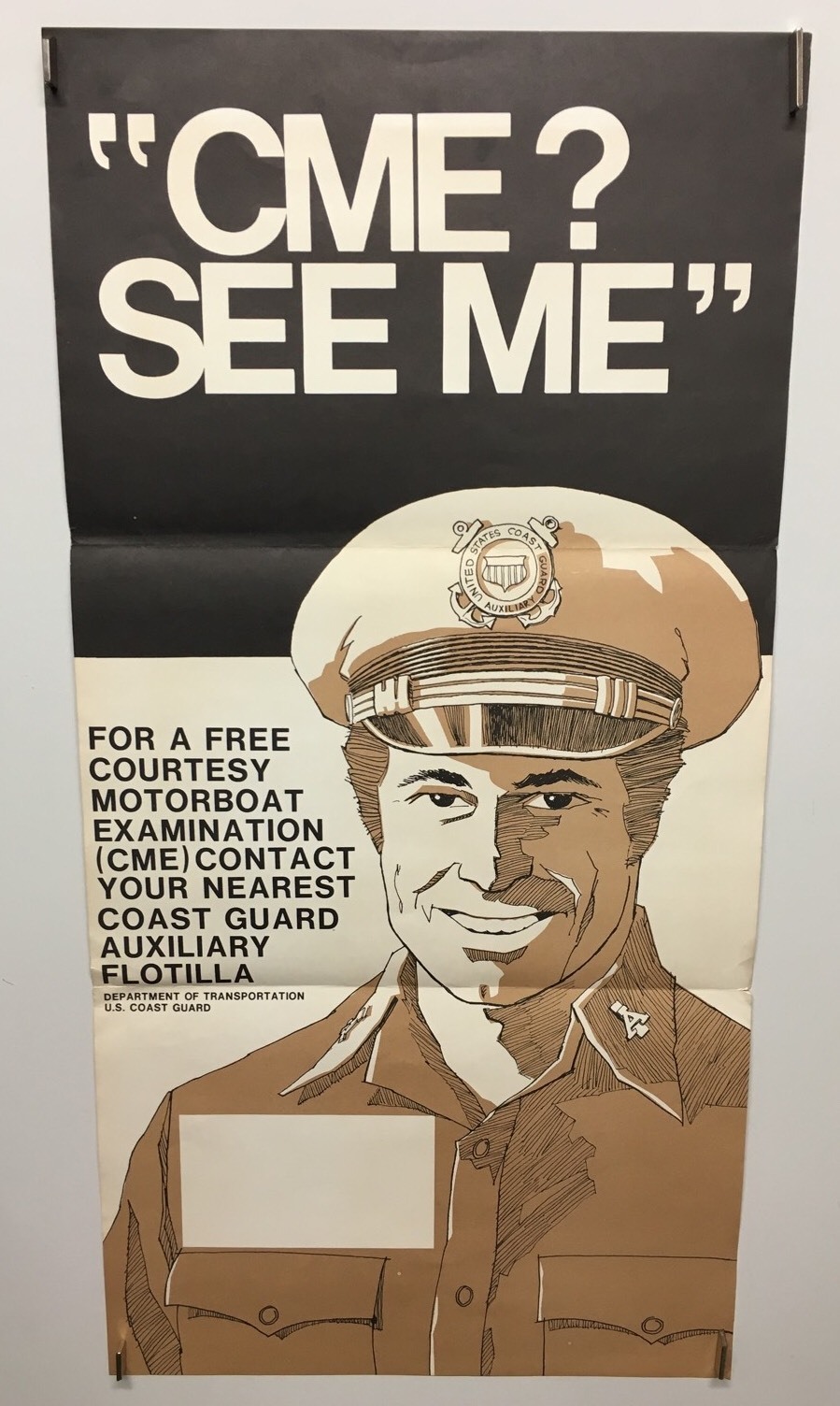 Original Vintage 1970's Auxiliary Coast Guard Recruiting Poster | eBay
