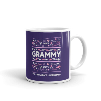 It's a Grammy Thing Novelty Coffee Tea Ceramic Mug Office Work Cup Gift ...