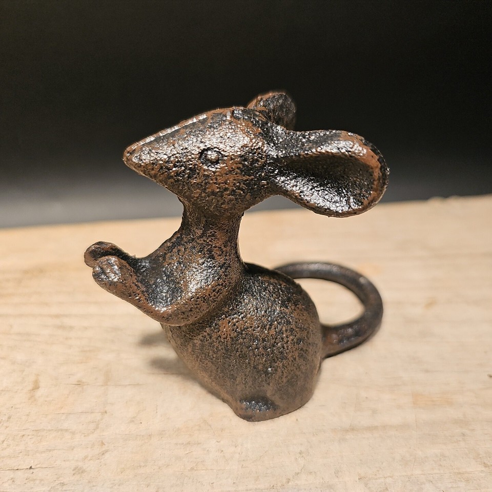 Antique Vintage Style Cast Iron Mouse | eBay