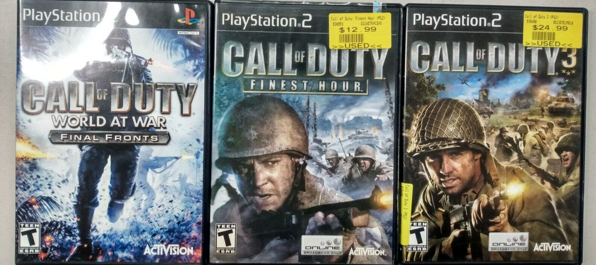 Call Of Duty 1 Ps2 All Call Of Duty Games In Release Order Dexerto