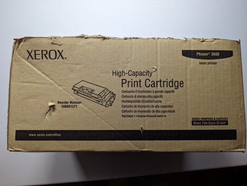 Genuine Original Xerox 3600 Laser Printer Standard 106R01370 New in Box ...