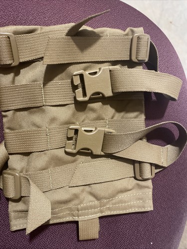 MOLLE USMC E Side SAPI Plate Carrier Coyote | eBay