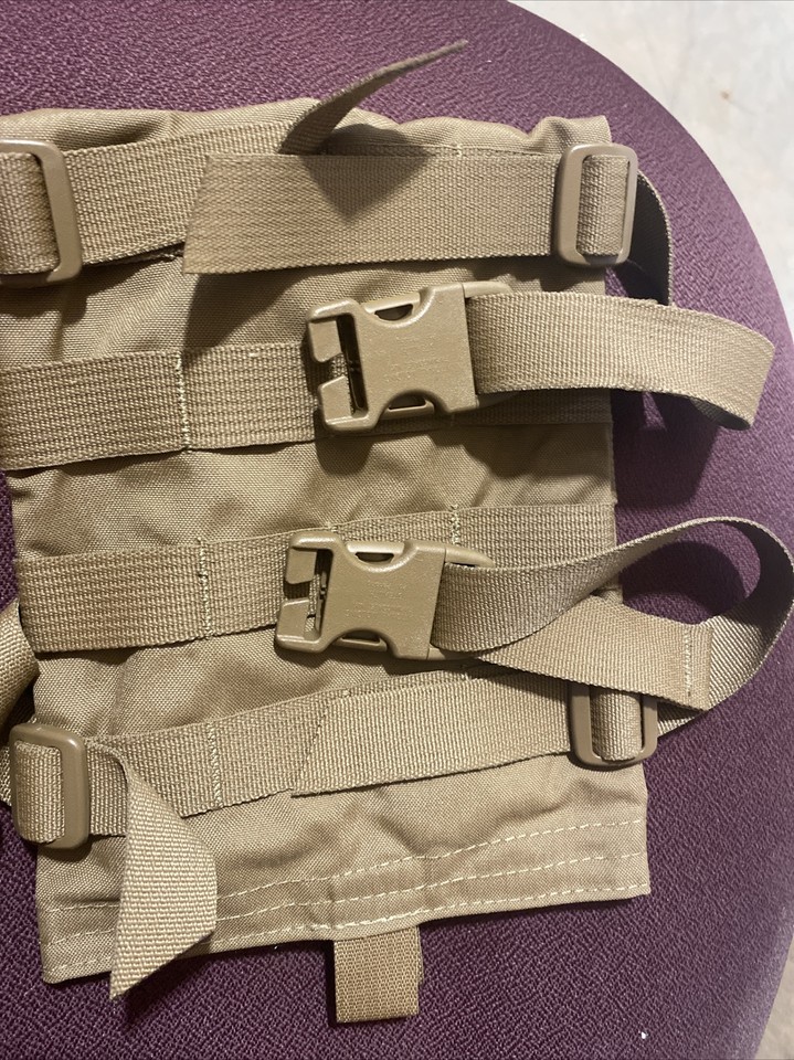 MOLLE USMC E Side SAPI Plate Carrier Coyote | eBay