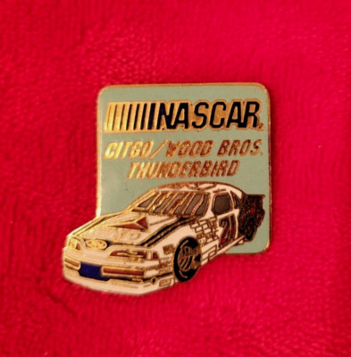 Nascar Racing Pin Vintage Citgo Wood Bros Thunderbird Race Car Pin Kyle ...