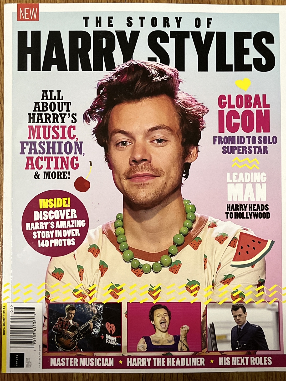 2022 STORY Of HARRY STYLES Magazine Early Years ONE DIRECTION Over 140 ...