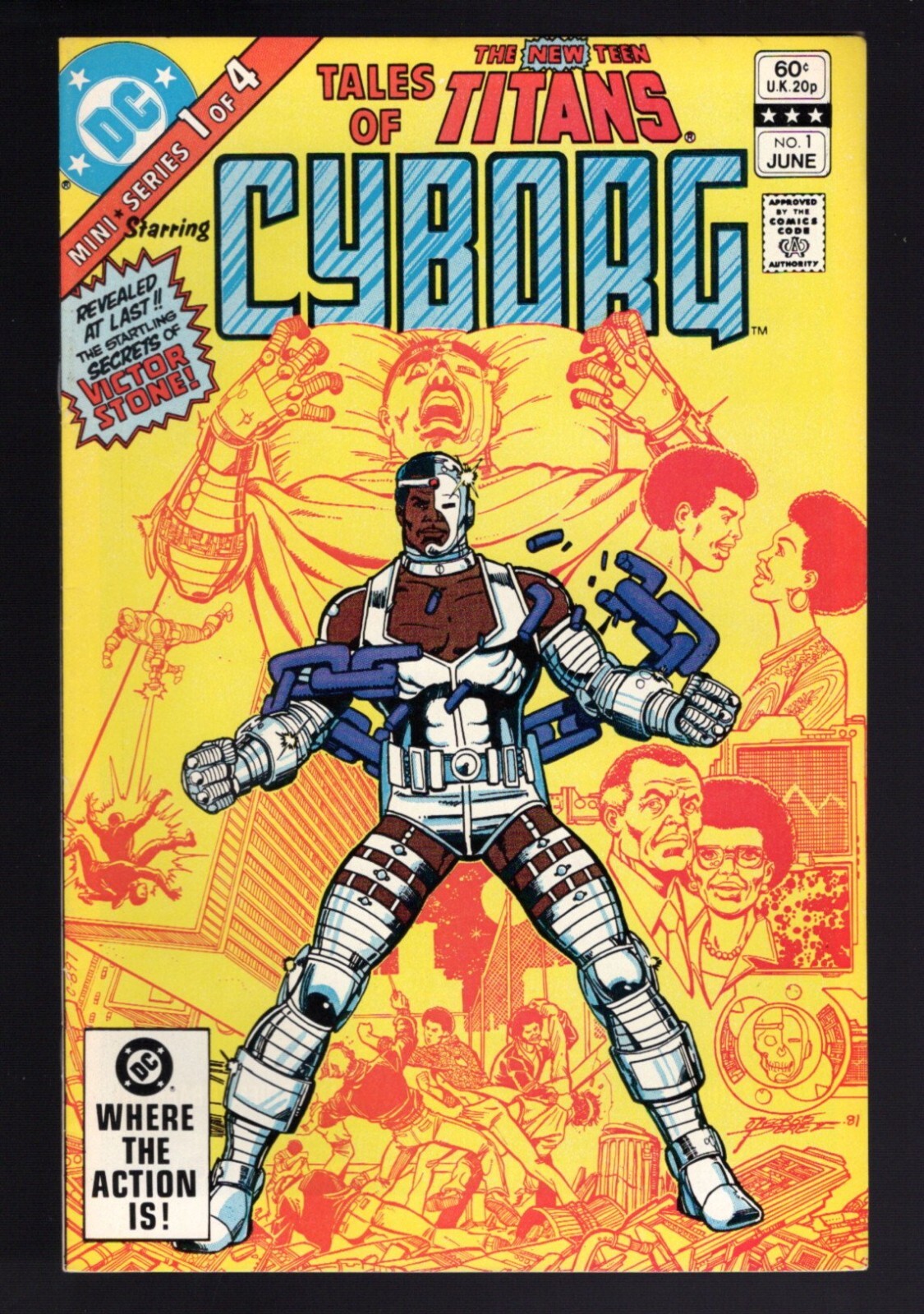 Tales Of The New Teen Titans #1 Cyborg Origin - 1982 DC - Nice NM- | eBay