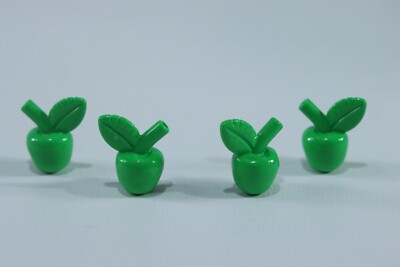 LEGO® Bright Green Apple [4 Pieces] ID 33051 | eBay Australia