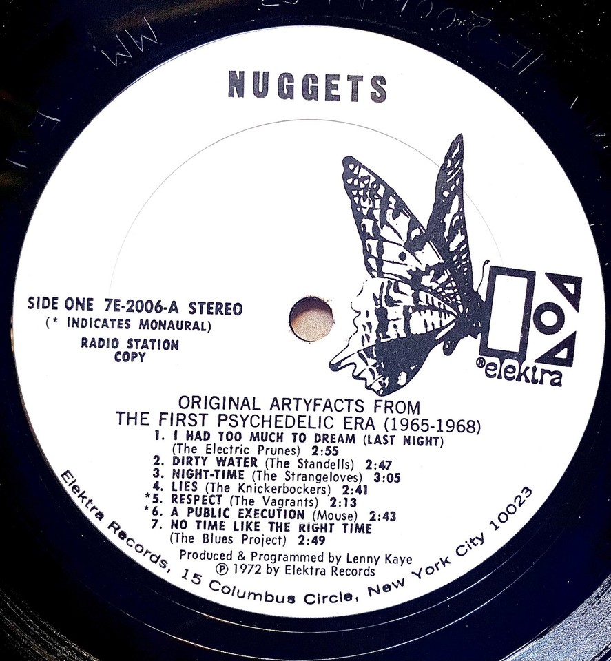 PROMO M- 2xLP 1972 ~ NUGGETS ~ PSYCHEDELIC ARTYFACTS 1965 1968 Psych ...