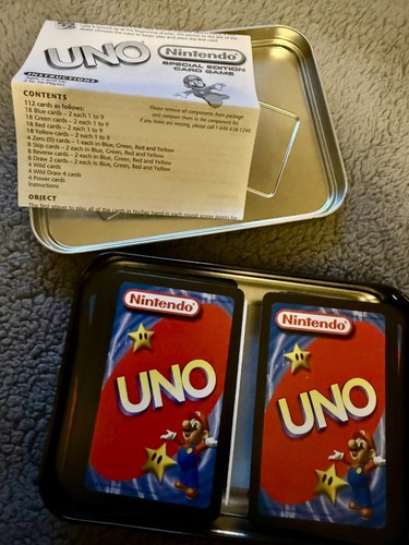 Nintendo Super Mario Uno 2004 Rare Special Edition | eBay