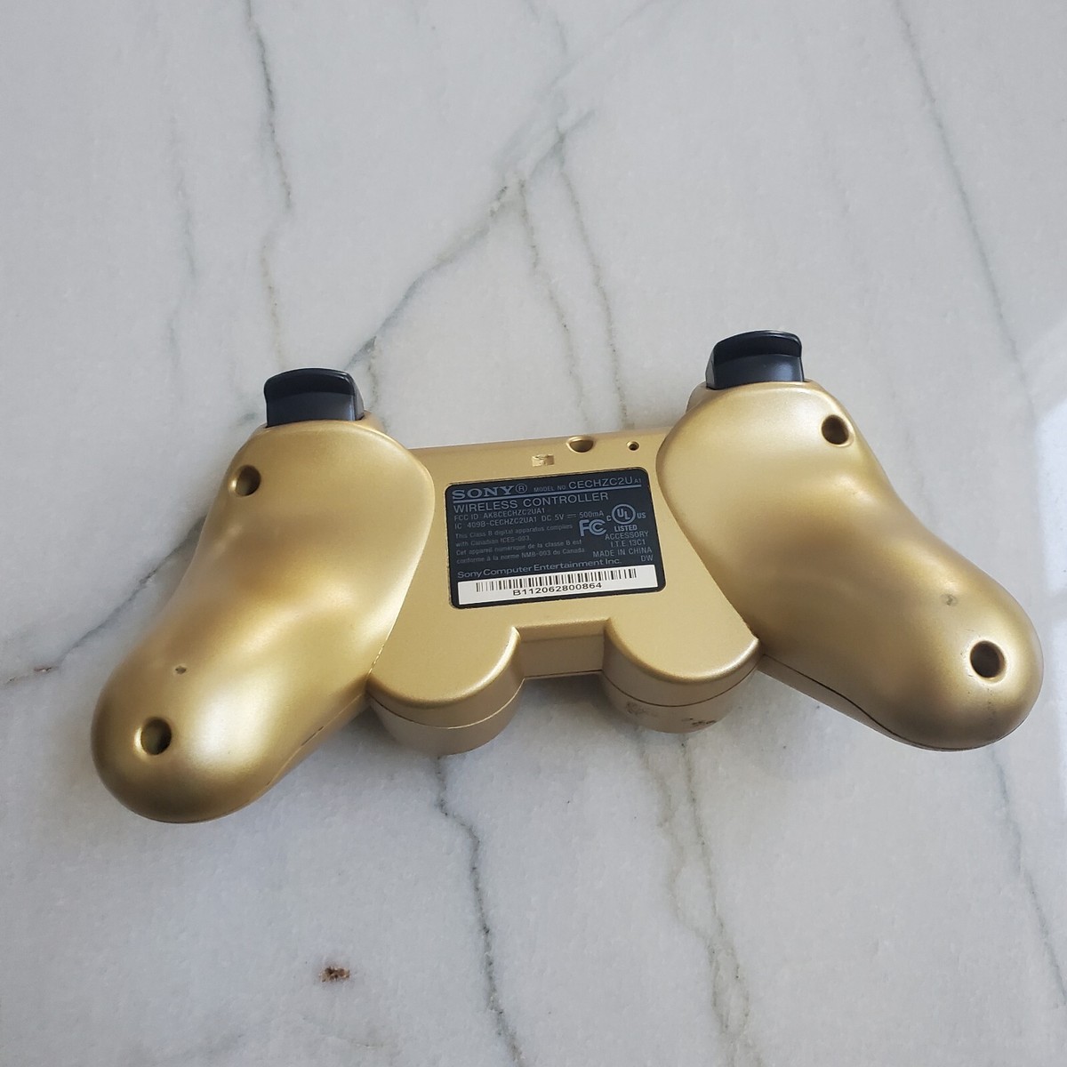 Metallic Gold Ps3 Controller