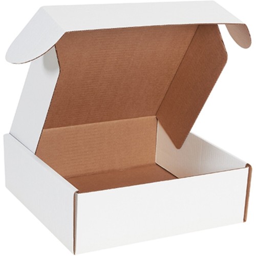 12" X 12" X 4" White Deluxe Literature Mailers (50 Per Bundle ...