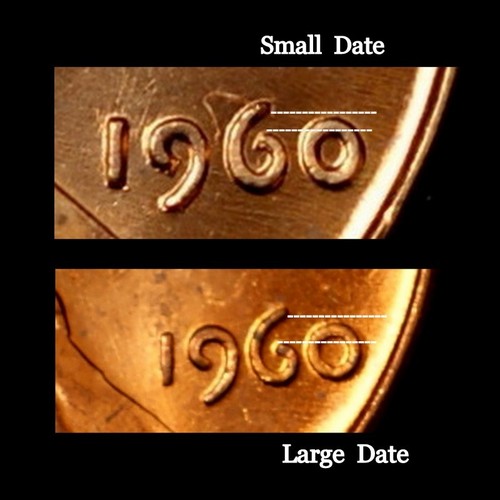 1960 P Lincoln Memorial Penny Small Date ~ Uncirculated Cent from Bank ...