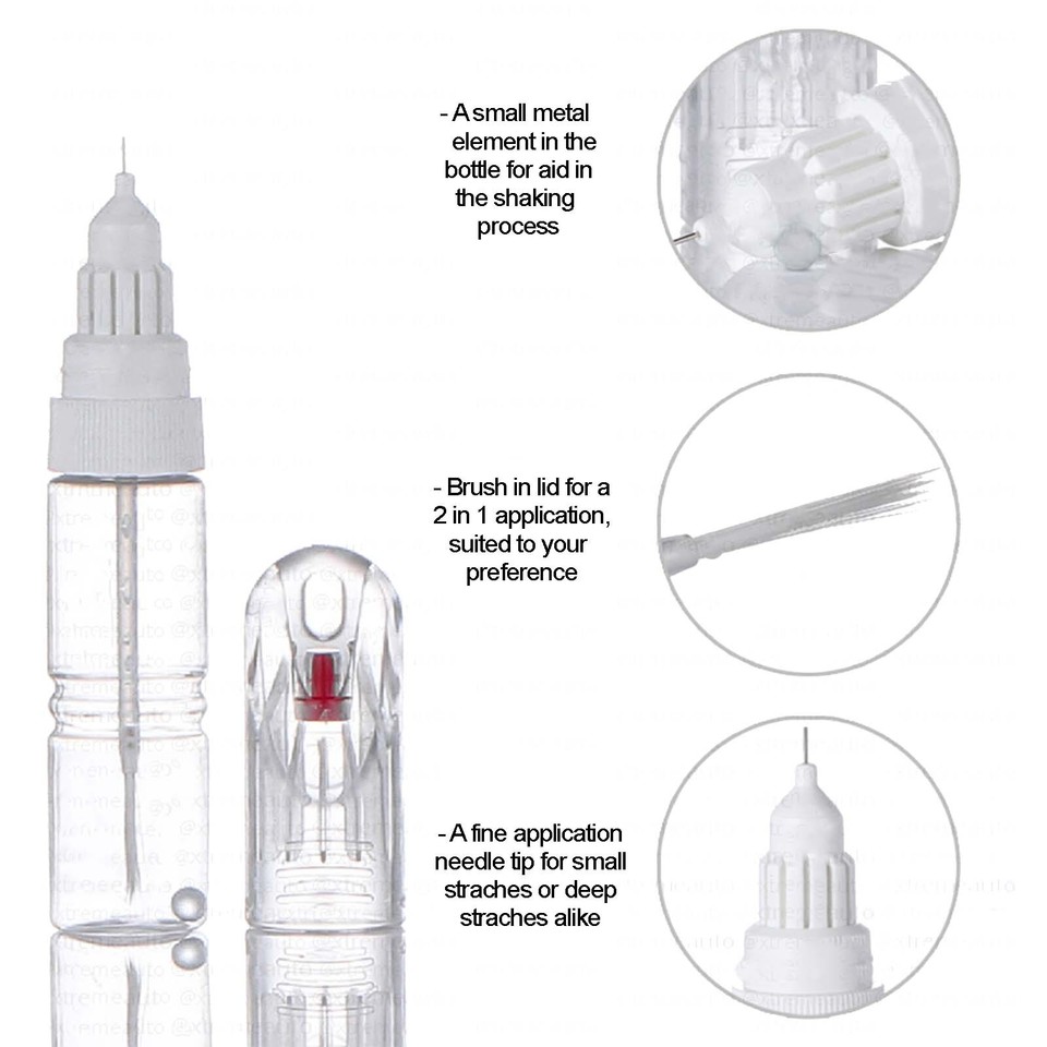 FOR POLESTAR THUNDER 728 TOUCH UP PAINT PEN BRUSH NEEDLE FIX KIT CHIP ...