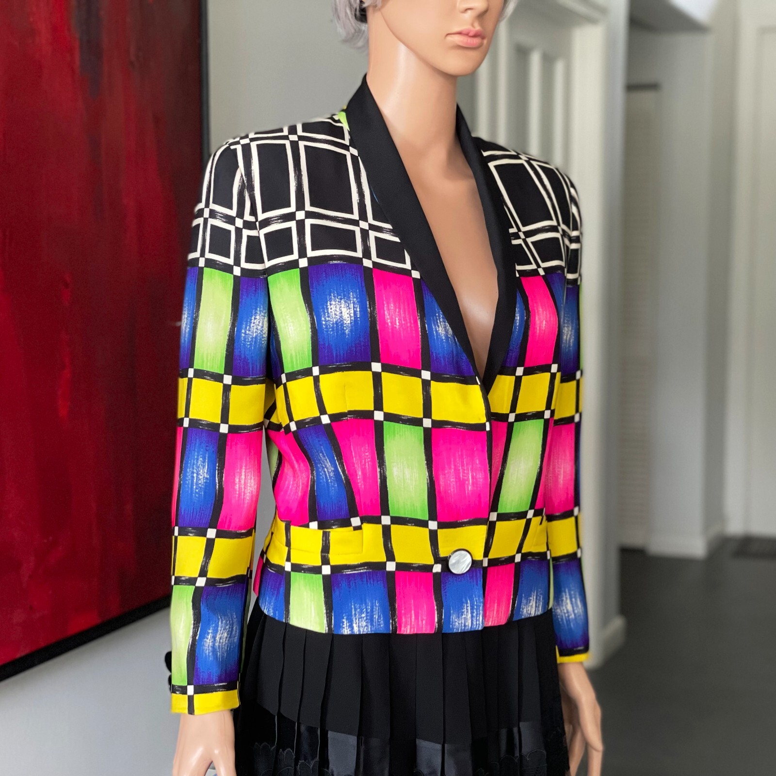 GIANNI VERSACE Pop art print jacket from S/S 1991 - Gem