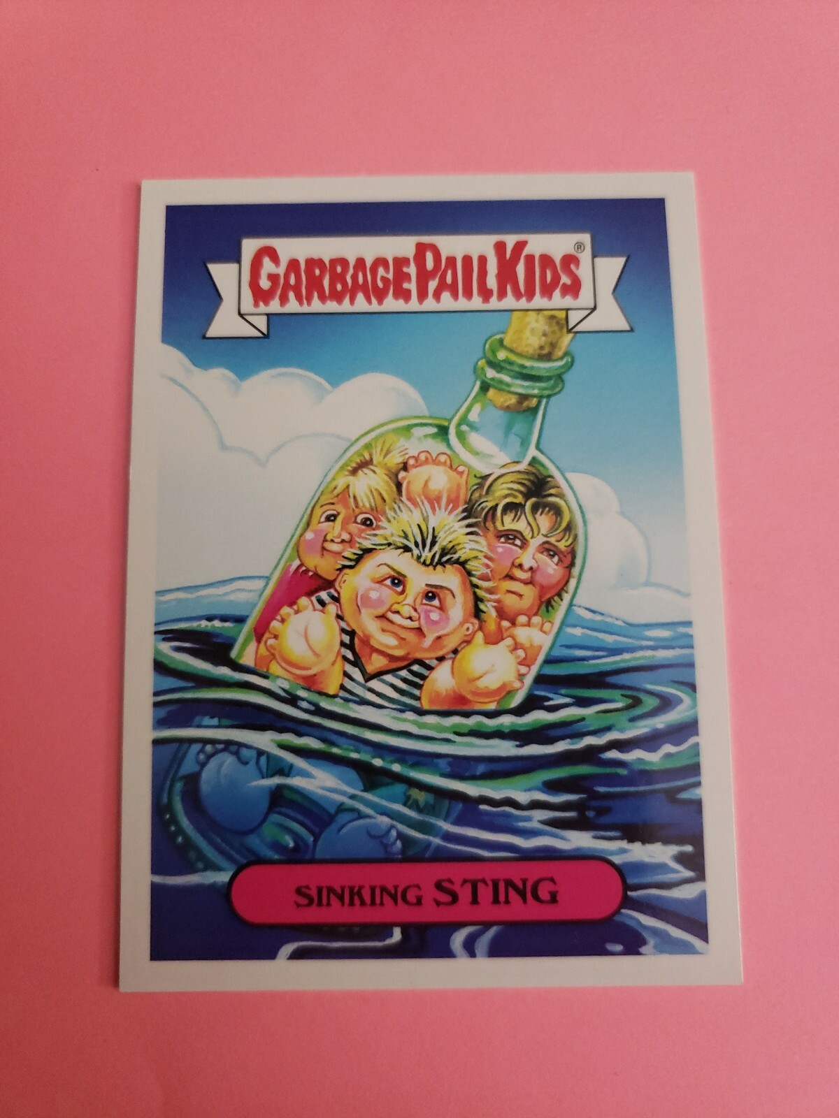 2017 GARBAGE PAIL KIDS 2a SINKING STEVE Battle Of The Bands NEW WAVE ...